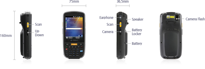 DS3 | 산업용PDA | Hardware | 제품정보 | Proman